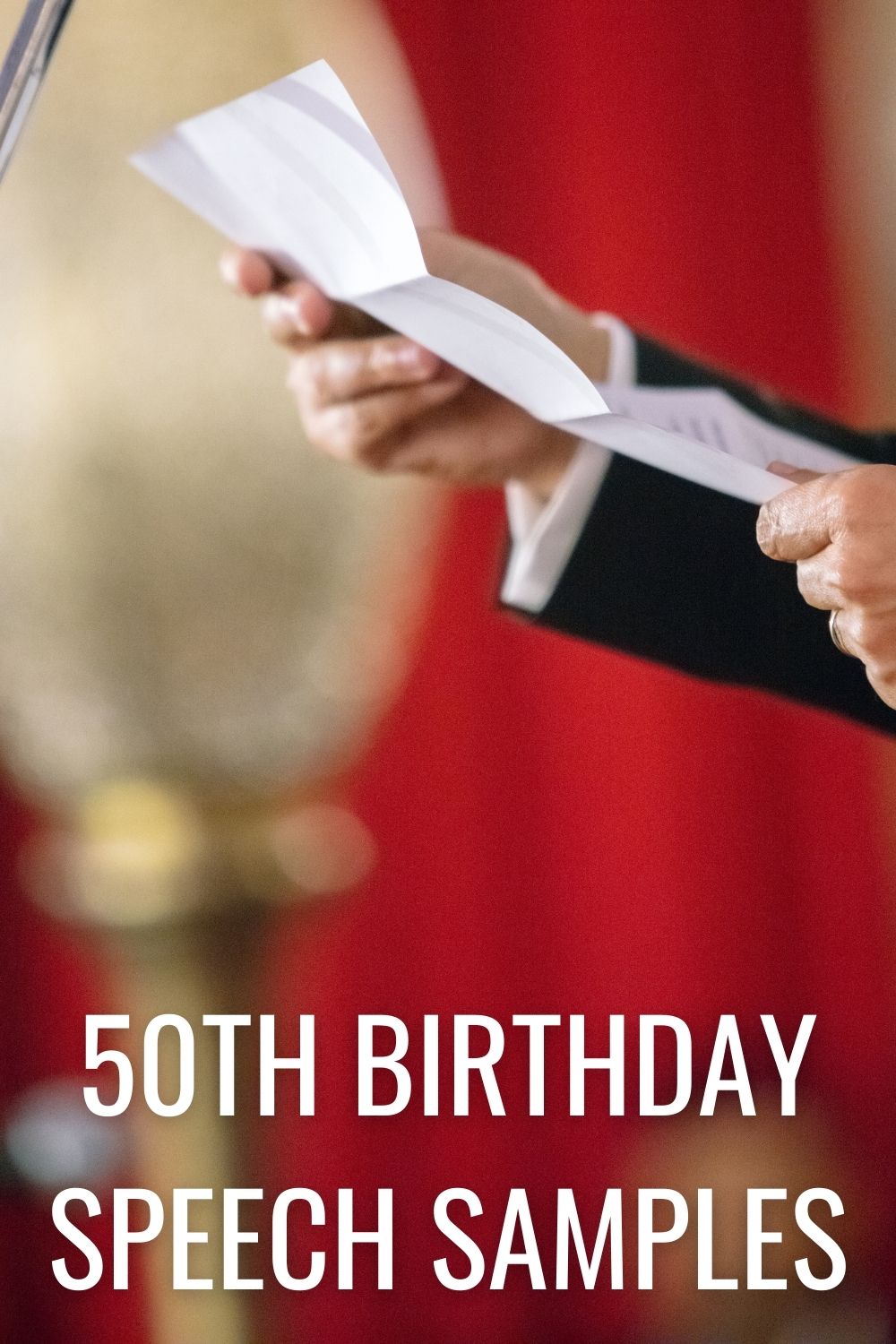 50th Birthday Speech Samples That Make A Powerful Impression Major 